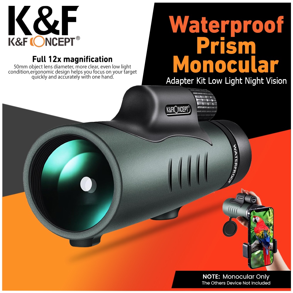 Jual KNF Concept Monocular Binocular and Smartphone Adapter 20x50 ...