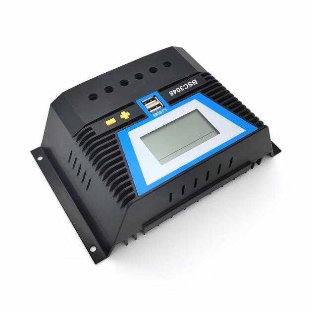 Jual Solar Charge Controller Powmr 12V 24V 36V 48V 30A Bsc3048 Pwm | Shopee Indonesia