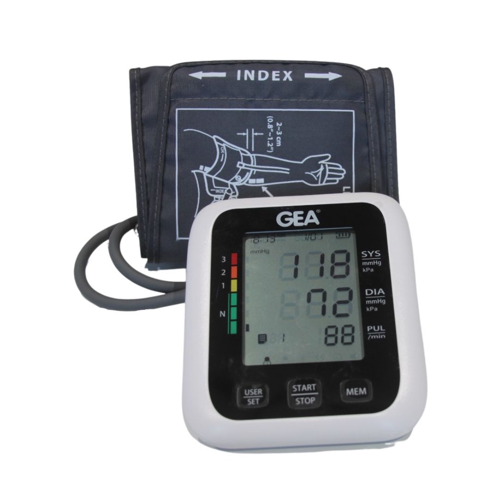 Jual GEA Blood Pressure Monitor (Tensimeter Digital) BP-M200 | Shopee ...