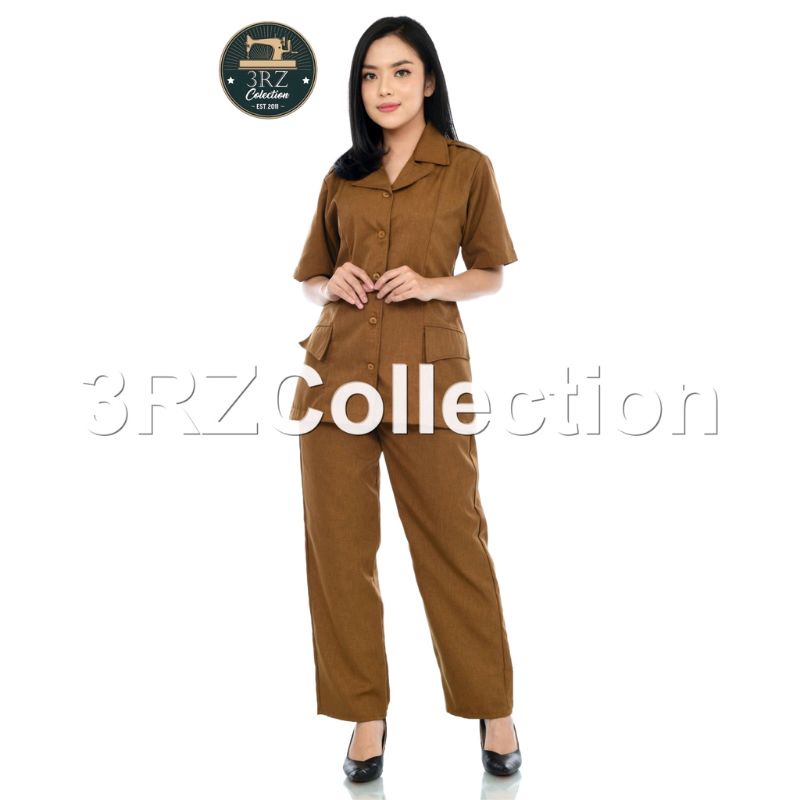 Jual Baju Seragam Dinas PNS PDH Wanita - Baju Seragam Dinas Lengan ...