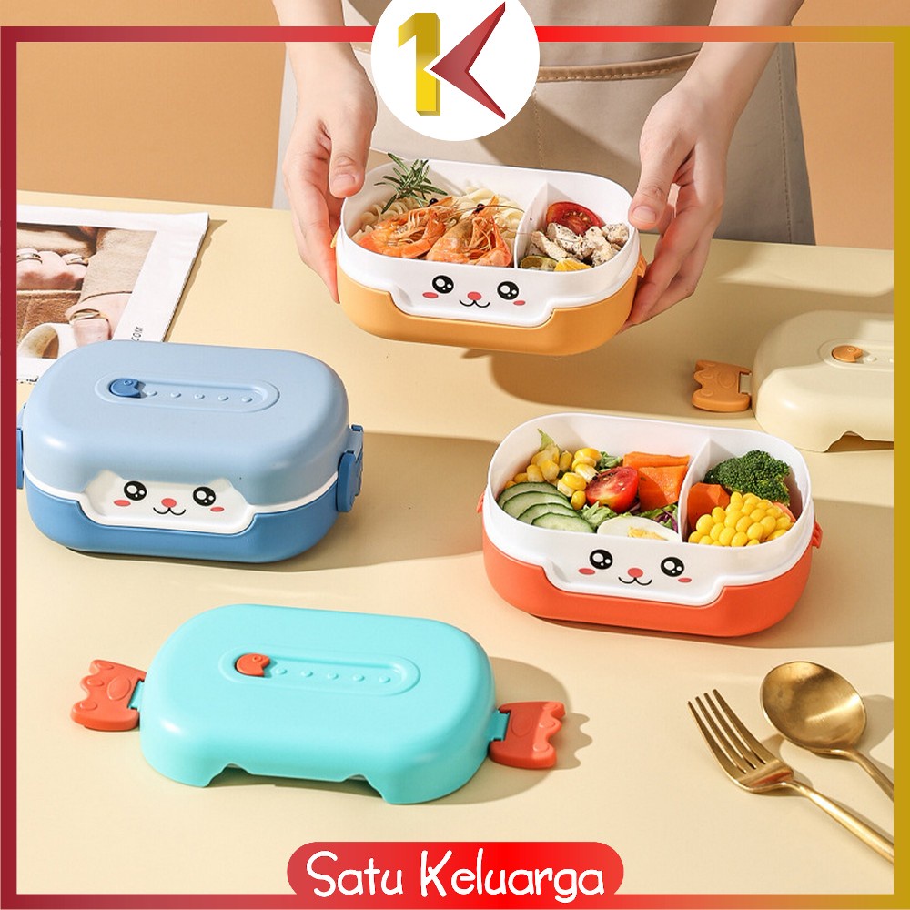 Jual SK-C714 Kotak Bento Lunch Box Karakter Kartun / Kotak Makan Siang Anak Set BPA FREE Tempat ...