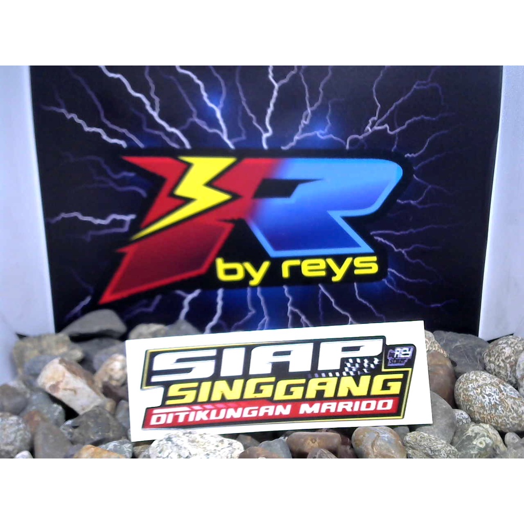 Jual stiker siap singgang ditikungan marido / stiker racing kalsel ...