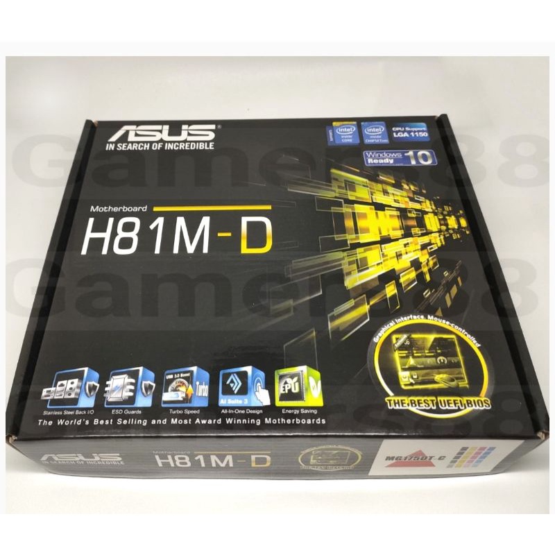 Jual Motherboard ASUS H81M-D Mainboard Mobo LGA 1150 | Shopee Indonesia