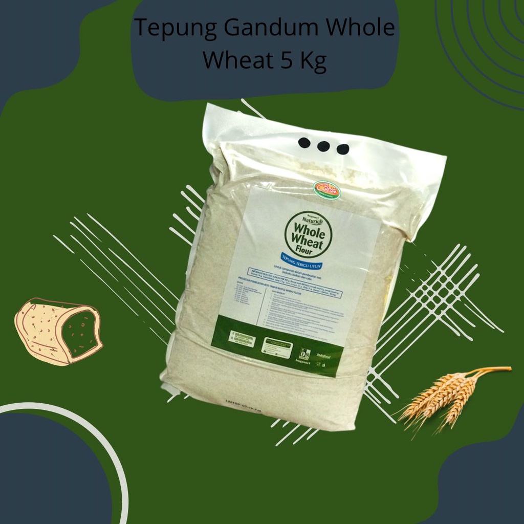 Jual Tepung Gandum (Whole Wheat) 5kg | Shopee Indonesia