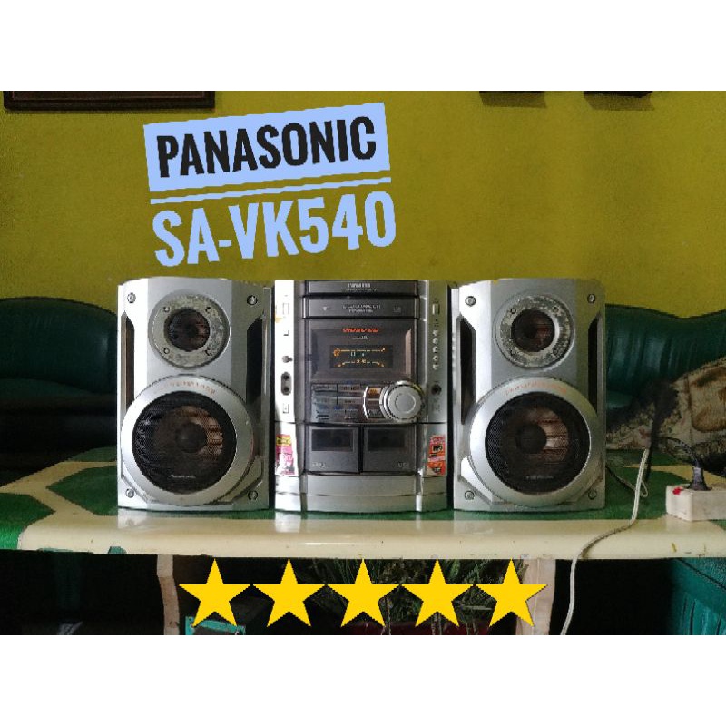 Jual Compo Hifi Panasonic SA-VK540 Original mantap Preloved | Shopee ...
