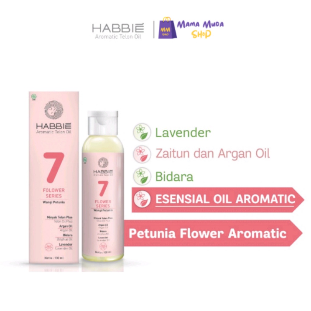 Jual Habbie Aromatic Telon Oil - Seri Bunga . Habbie flower series ...