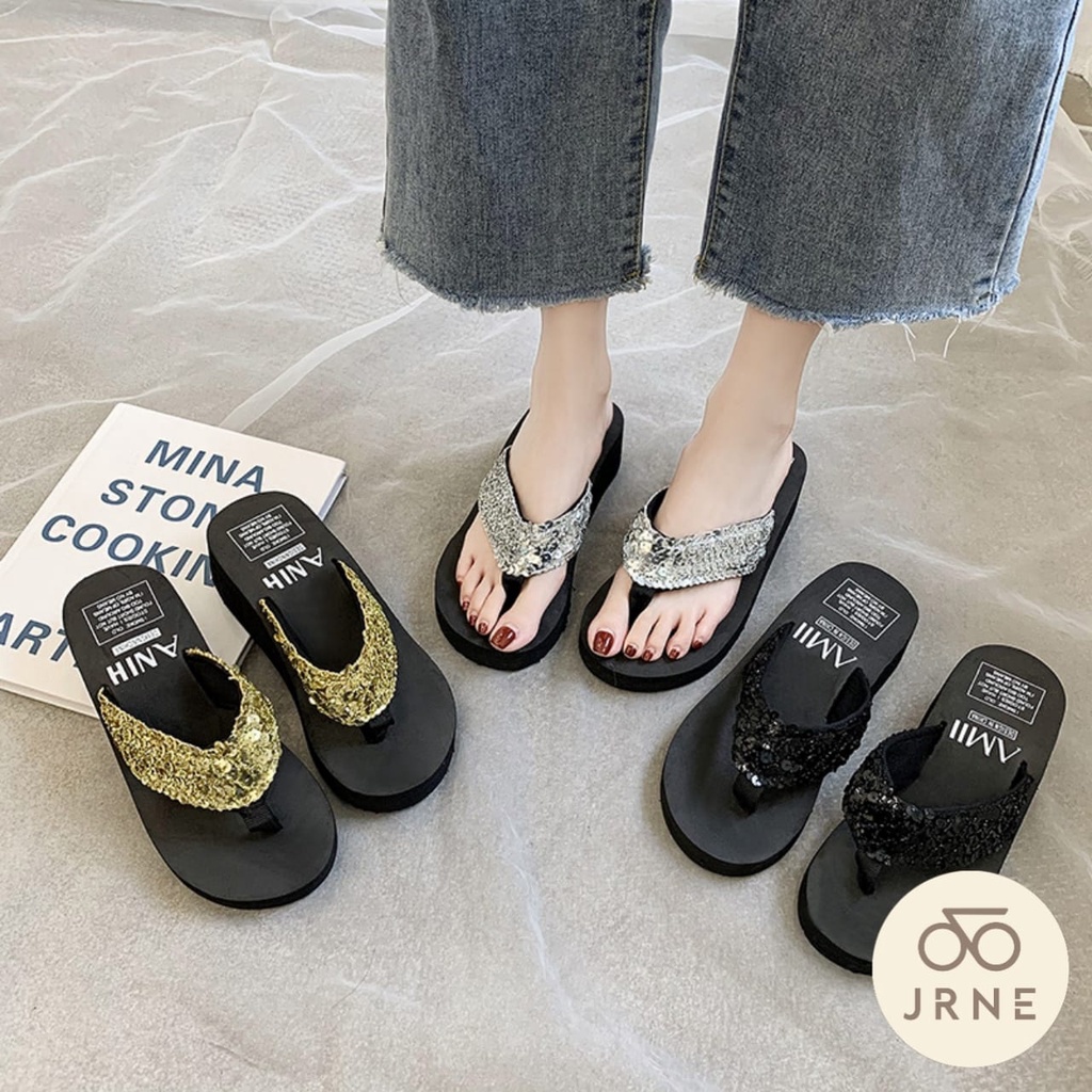Jual Sendal Wanita Kekinian Sandal Murah Import Semdal Terbaru Korea ...