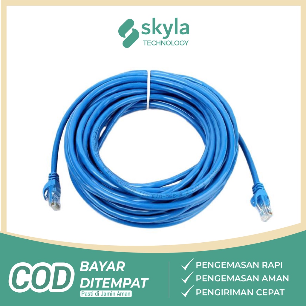 Jual Kabel LAN 5M Cat5E UTP Cable 5M Ethernet Network Cable | Shopee ...