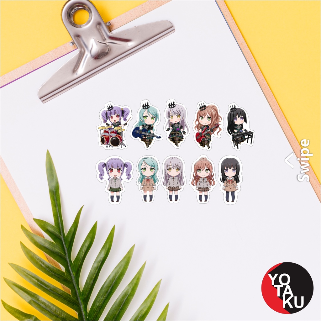 Jual Stiker Sticker Anime Bang Dream! Roselia SA16301 YOTAKUSHOP ...