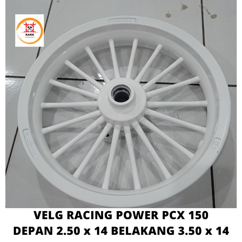 Jual Velg Racing Classic Power Putih untuk All New PCX 150 Lokal Ring ...