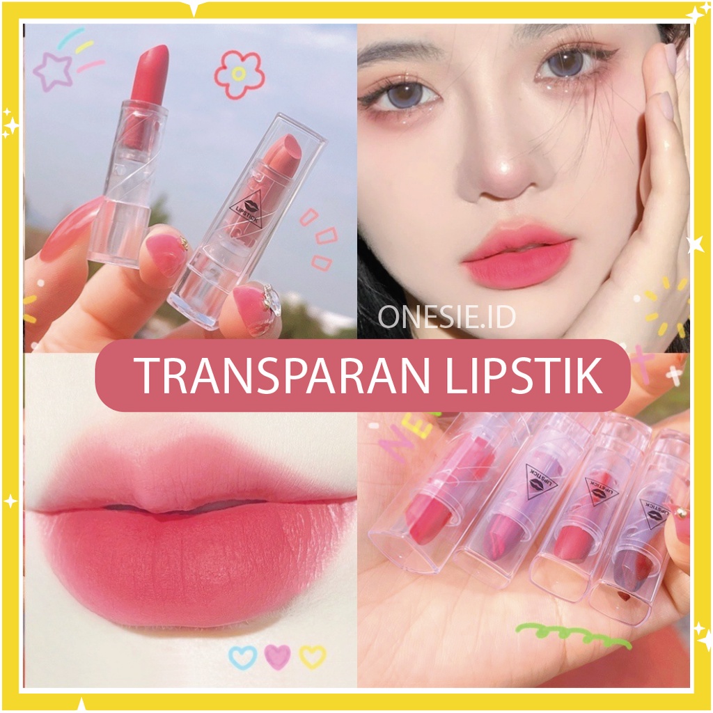 Jual Transparant Lipstik Velvet Matte Lip Glaze Lipstick Teayason TD007 ...