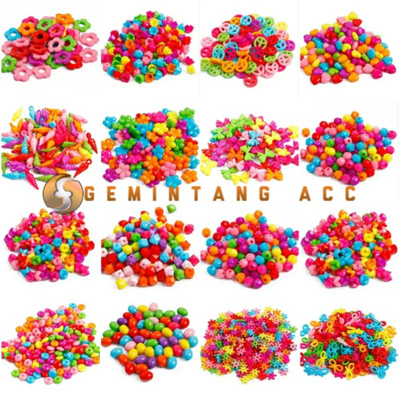 Jual Manik Aneka Bentuk Manik Doff Tua Kuda Poni Bunny Bintang Mote ...