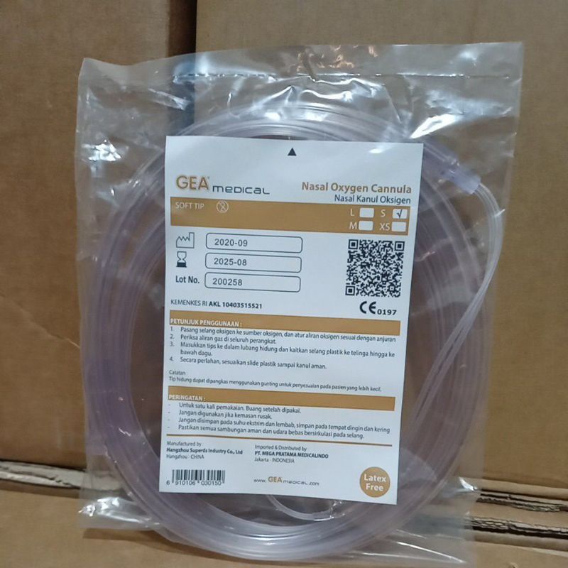 Jual Selang Oksigen / Nasal Oxygen Cannula / Selang Oxygen / Nasal ...