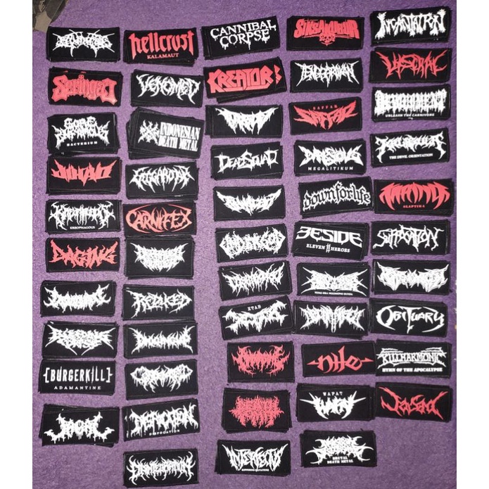 Jual Emblem Metal Satuan Random / Acak Emblem Sablon X Garasi Rebel ...