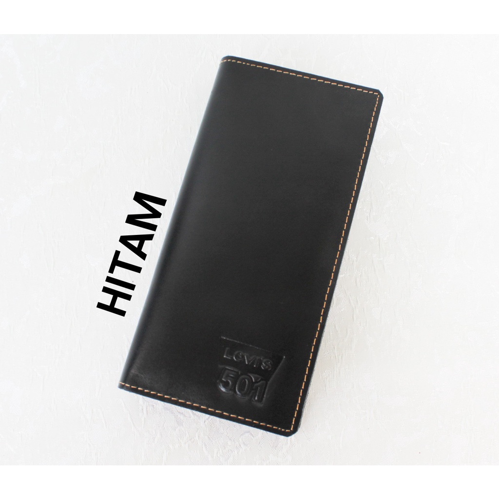 Jual Dompet Kulit Pria Panjang Branded Original Bahan 100% Kulit Sapi ...