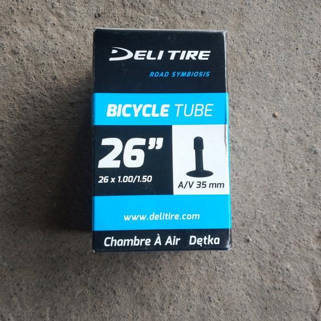 Jual Ban Dalam Sepeda 26 x 1.00 / 1.50 / 26x1.00/1.50 Deli Pentil Motor | Shopee Indonesia