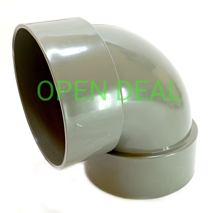 Jual Knie D 4" SOKET / KNEE PVC / Elbow 4 inch / L polos / Keni 4 | Shopee Indonesia