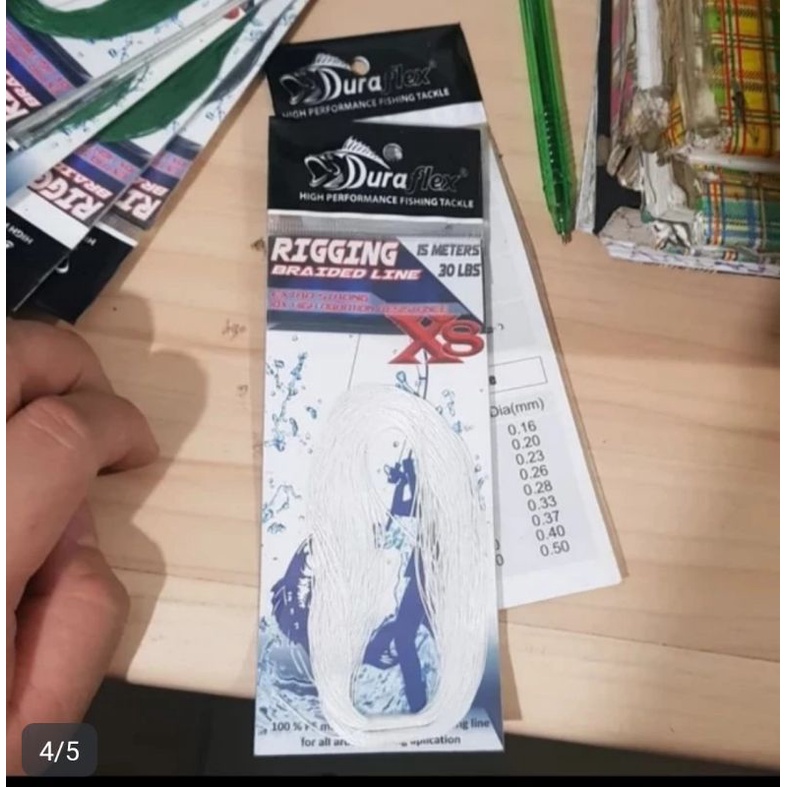 Jual senar rigging braid duraflex 10m harga per 1 bungkus | Shopee ...