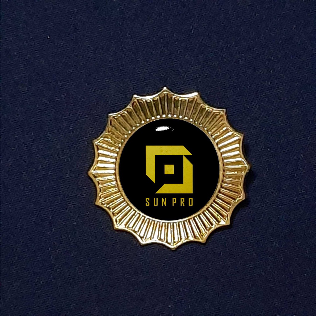 Jual Pin Lencana Custom Bahan Logam Cor Warna Gold (Emas) | Shopee ...