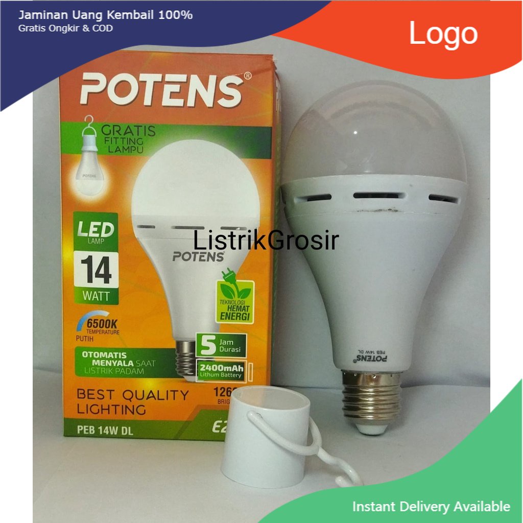 Jual Potens Lampu Emergency LED Magic Genius Ajaib Lampu Darurat Cas ...