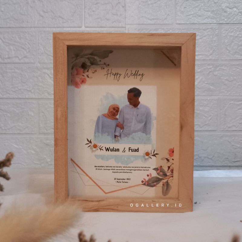 Jual WIJAYA FRAME | Frame 3D Akrilik Wisuda / Ulang Tahun/ Wedding/kado ...