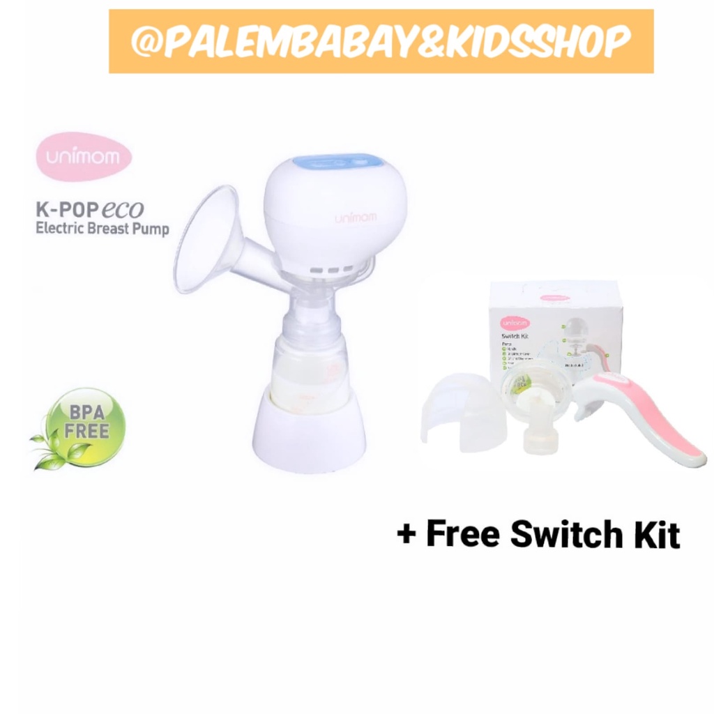 Jual POMPA ASI UNIMOM K-POP ECO ELECTRIC PLUS SWITCH KIT | Shopee Indonesia