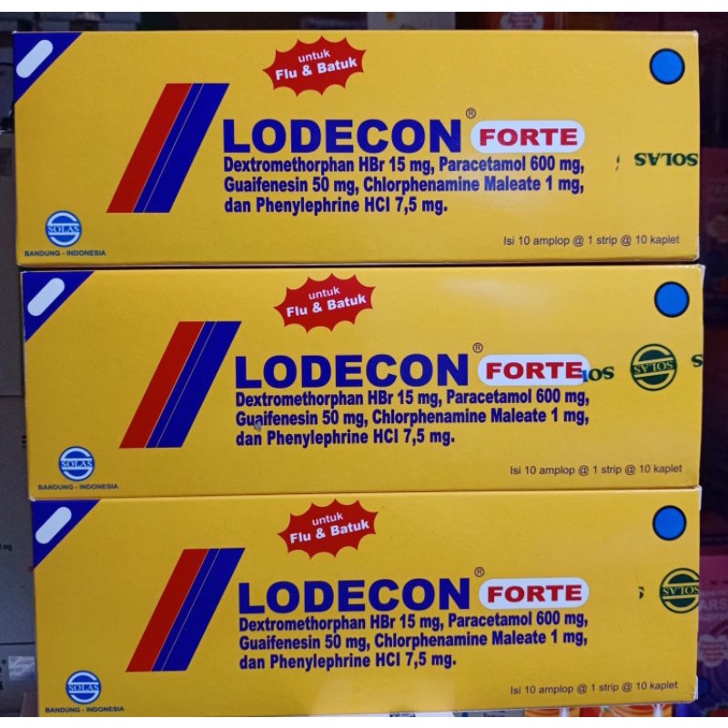 Jual Lodecon Forte / box ED 02/2025 | Shopee Indonesia