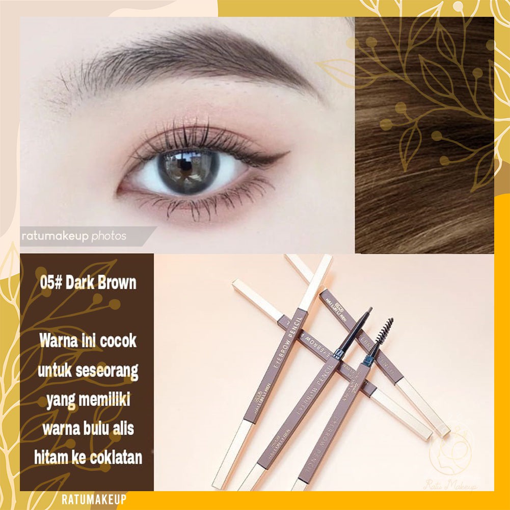 Jual Pensil Alis 2in1 Kepala GandaHLLR Double Head Eyebrow Colour Long ...