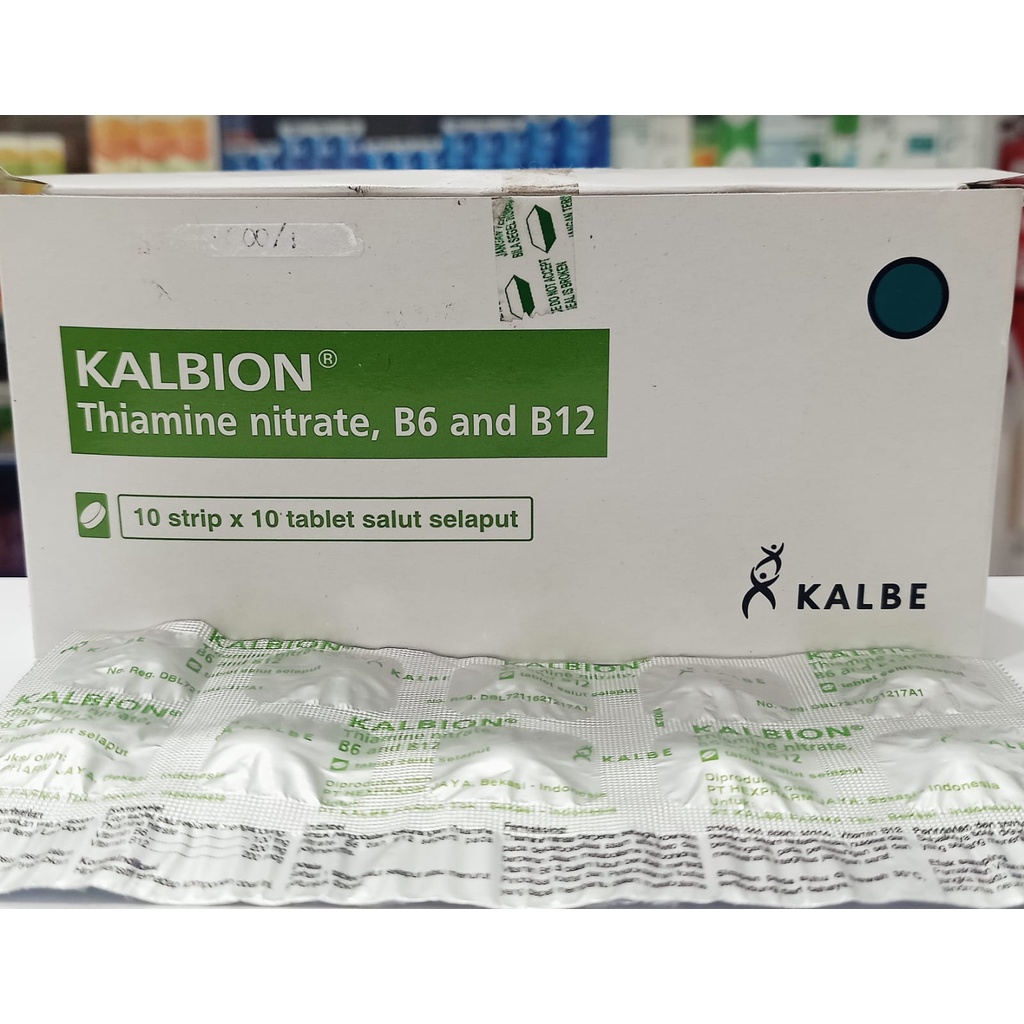 Jual Kalbion 𝟏 𝐒𝐓𝐑𝐈𝐏 𝐈𝐒𝐈 𝟏𝟎 𝐊𝐀𝐏𝐋𝐄𝐓 - Suplemen Vitamin B Complex ...