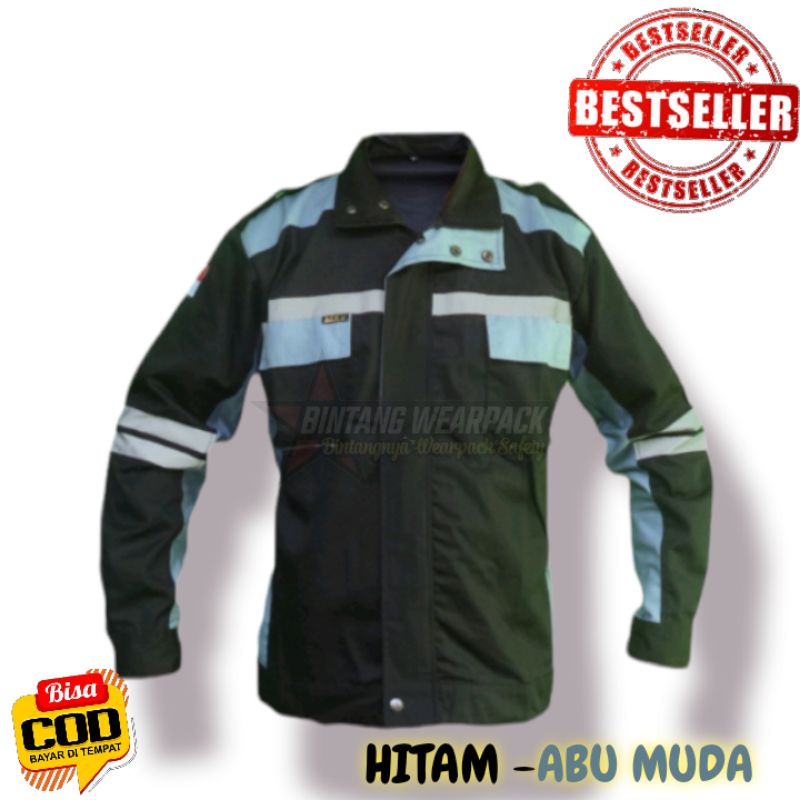 Jual WEARPACK SEMI JAKET/KEMEJA SAFETY K3/SERAGAM TAMBANG/WEARPACK ...