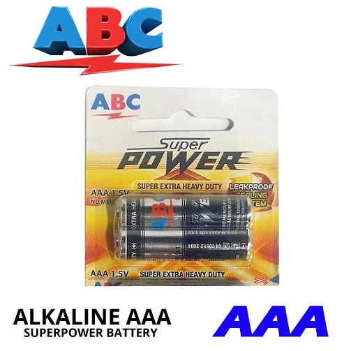 Jual SUPER POWER 2 PIECES BATERAI AAA ABC SUPER POWER ORIGINAL 100% ...