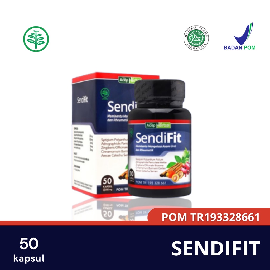 Jual SendiFit Obat Nyeri Sendi, Asam Urat, Rematik, Encok, Pegal Linu ...