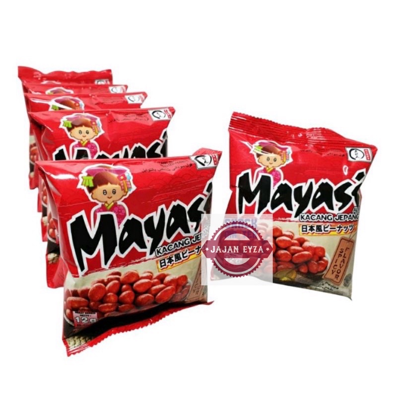 Jual MAYASI KACANG JEPANG RENTENGAN / MAYASI BAWANG / MAYASI PEDAS ...