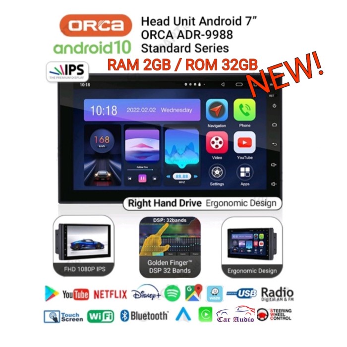 Jual Head Unit ORCA ANDROID PLUG AND PLAY DAIHATSU TOYOTA ORCA ADR 7688 ...