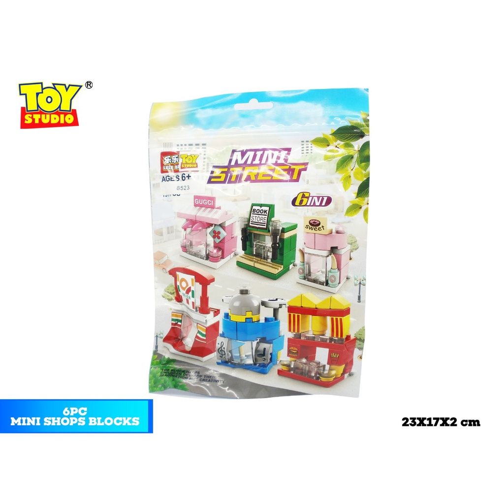 Jual Mainan Toy Studio Mini Street Shops Blooks | Shopee Indonesia