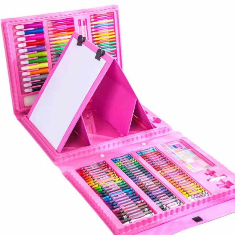 Jual Crayon Anak Pengasah 208pcs Set Alat Menggambar Melukis Anak-anak ...