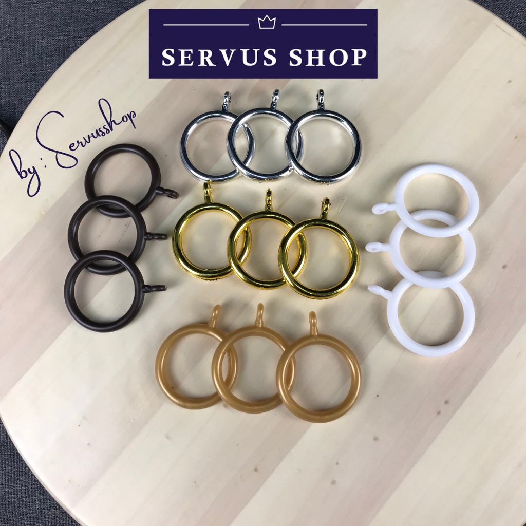 Jual Ring pipa gorden cantolan pipa gordyn cincin gordyn murah | Shopee ...