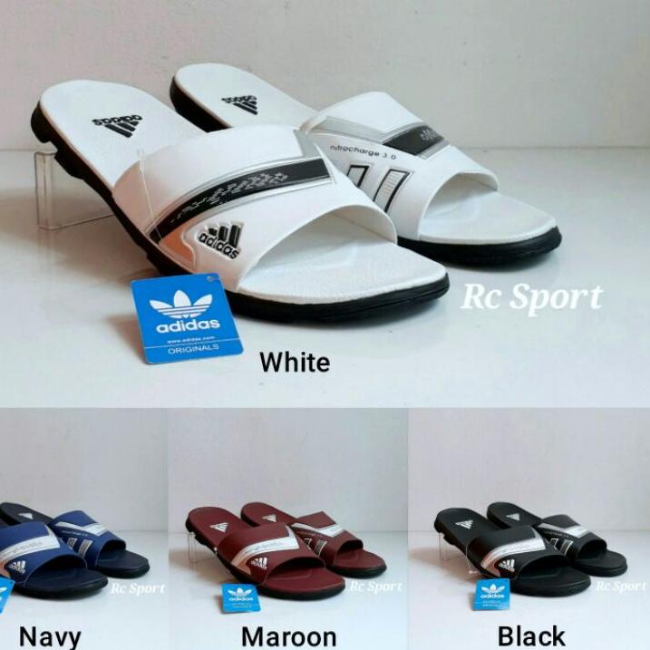 Jual Produk Premium Sandal Slop Pria Adidas Nitrocharge HAI1 | Shopee ...