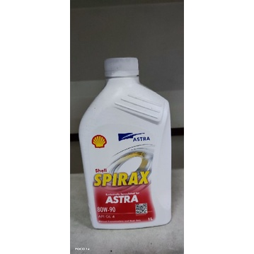Jual Oli Transmisi Gardan Oil SHELL SPIRAX ASTRA SAE 80W 90 API GL 4 1 ...