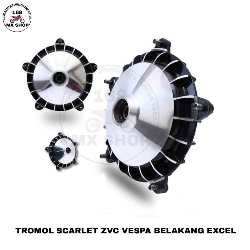 Jual Tromol Trombol Hub Depan Belakang Scarlet Vespa Excel | Shopee ...
