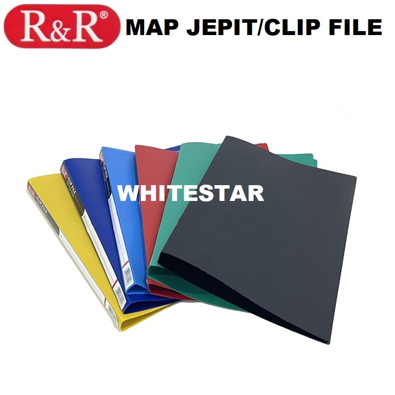 Jual map jepit / clip file r&r - ukuran F4 / folio | Shopee Indonesia