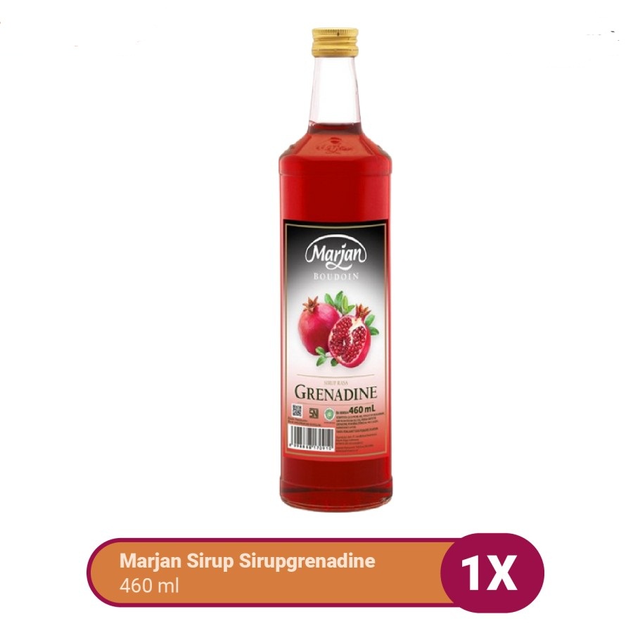 Jual SYRUP MARJAN BOUDOIN SIRUP GRENADINE 460ML | Shopee Indonesia