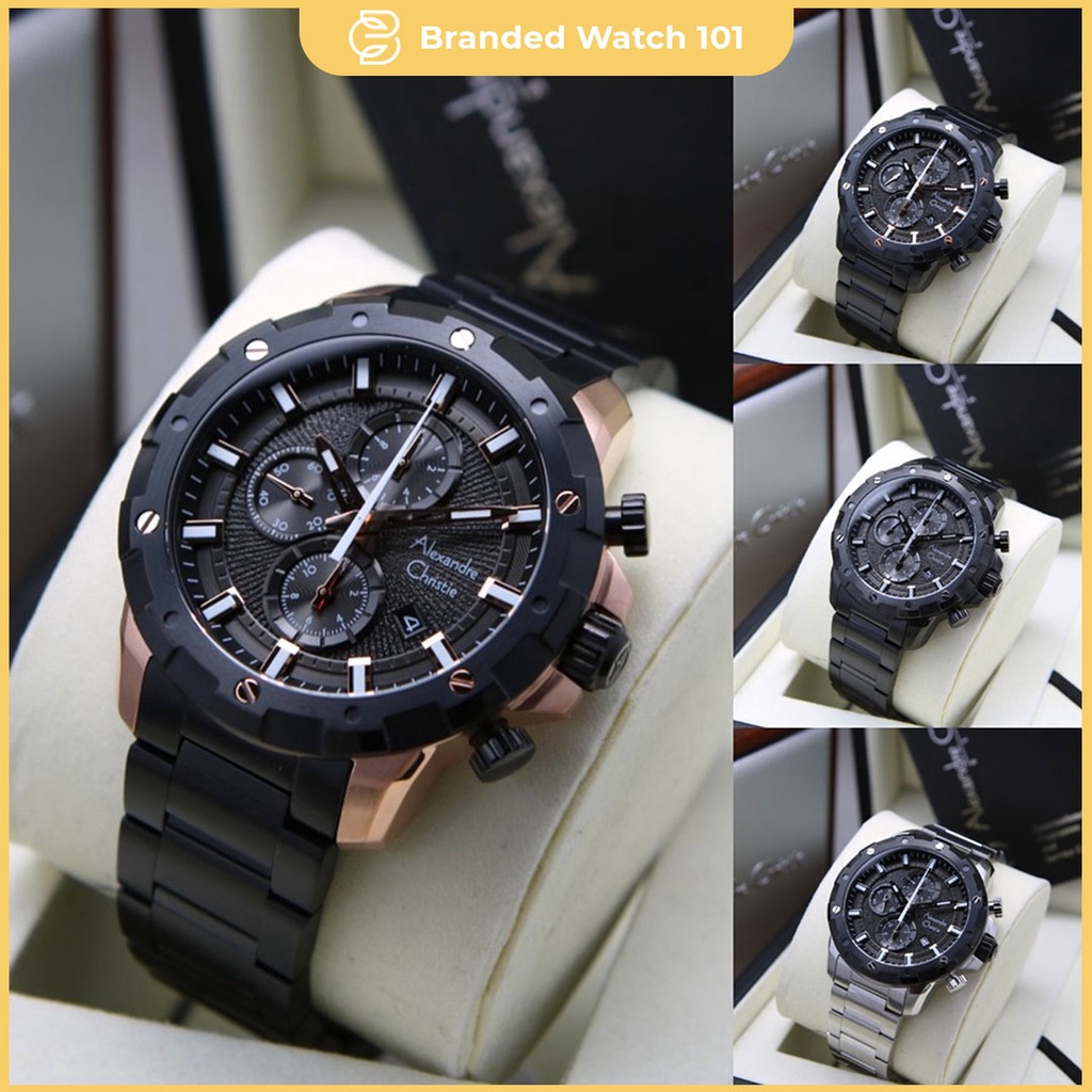 Jual ORIGINAL Jam Tangan Pria Alexandre Christie AC 6602 / AC6602 ...