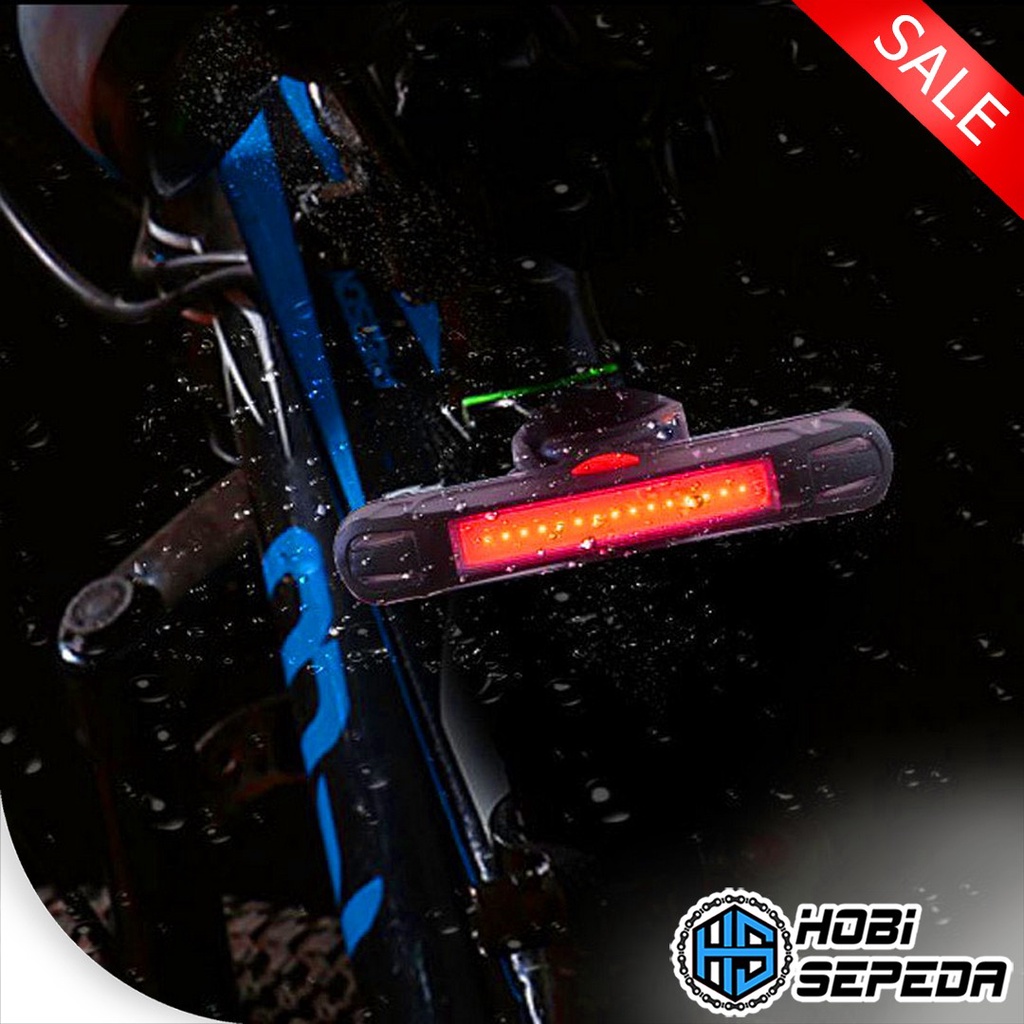 Jual Lampu belakang sepeda dengan rambu hati-hati | Shopee Indonesia