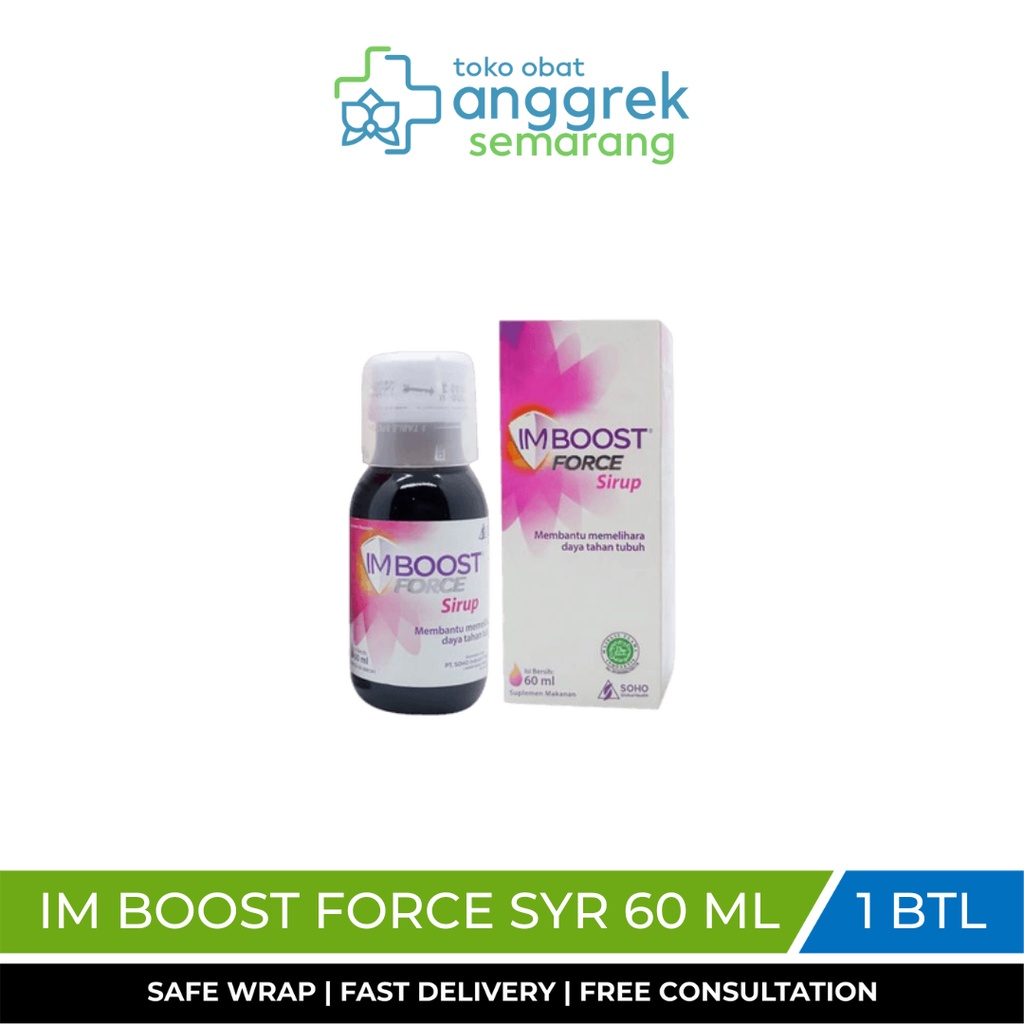 Jual Imboost Force 60ml /Syrup Besar Vitamin Suplemen untuk Anak Sirup ...
