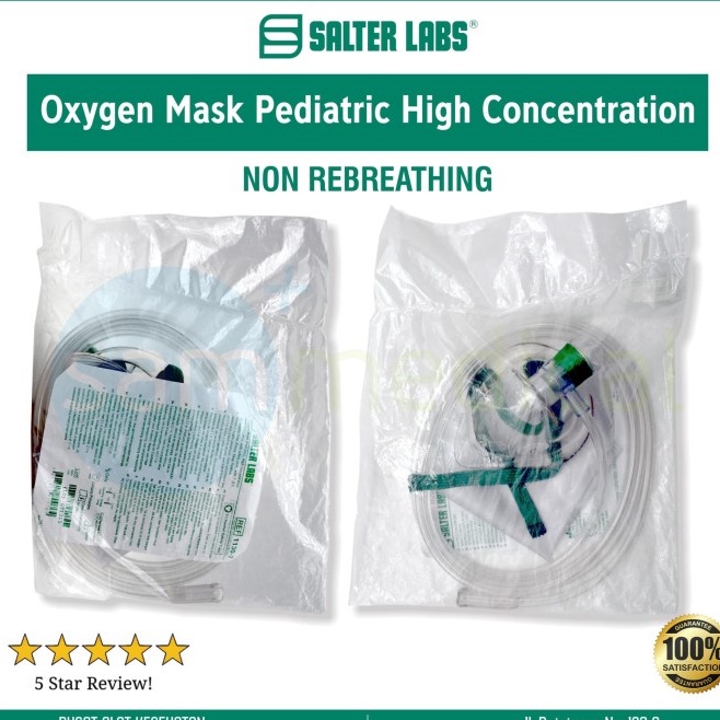 Jual Salter Labs Oxygen Mask Pediatric High Concentration (NON ...