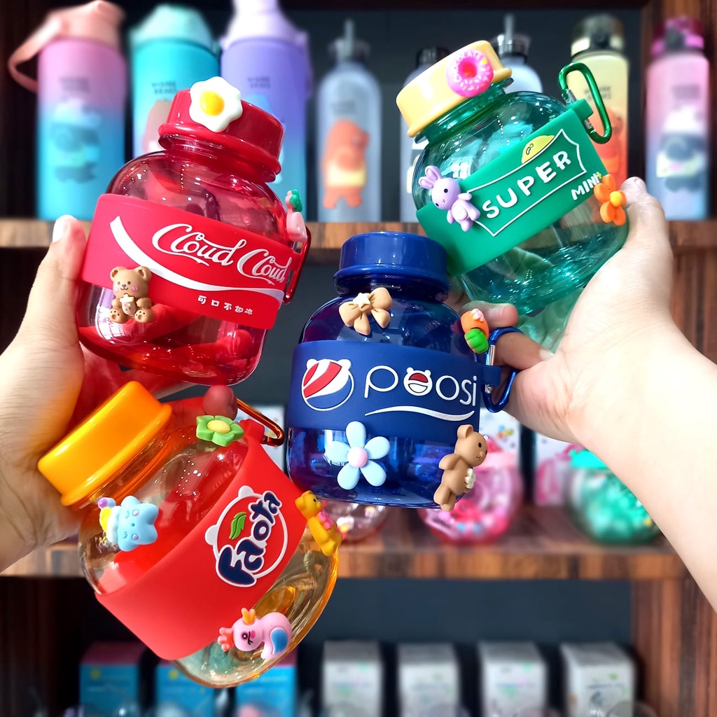 Jual Botol Minum Unik Cup Cola Bottle 350ml Botol Soda Botol Tumbler ...