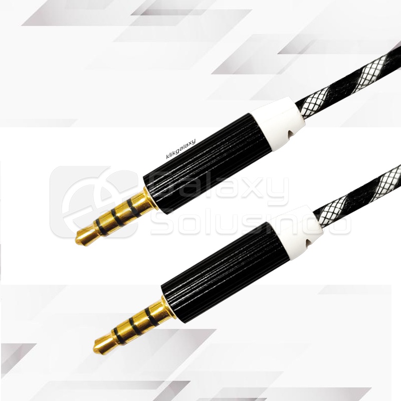 Jual Jack Audio Aux 3.5mm Gold Plate Cable - 1m | Shopee Indonesia