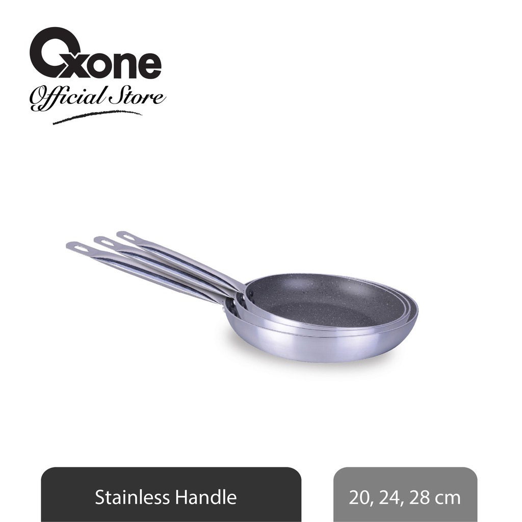 Jual OXONE OX03FP 3pcs Frying Pan Set/Terbaru/NewArrival/Anti Lengket ...