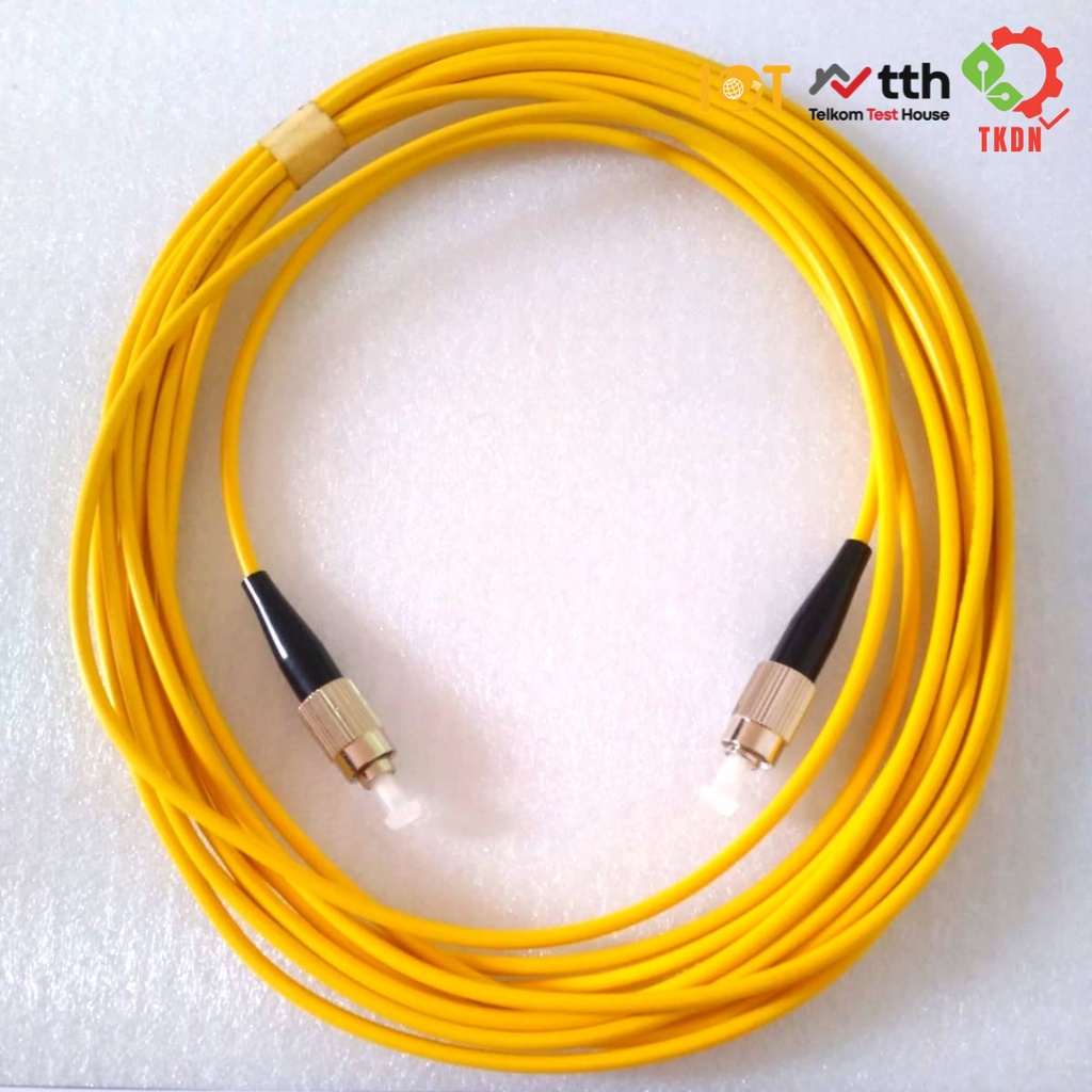 Jual Kabel Patchcord Patch Cord IOT FC UPC FC UPC Single Mode SM ...